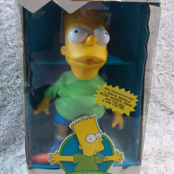 Mattel | Other | Vintage The Simpsons 99s Really Rude Bart 9203 From ...